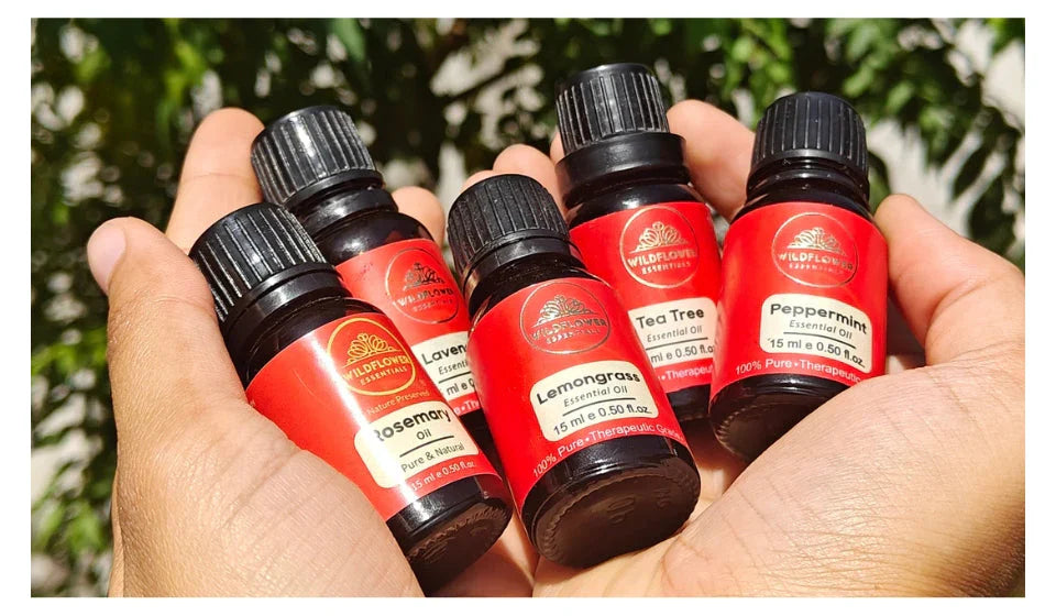 Pure Essential Oils for Aromatherapy & Wellness - Wildflower Essentials